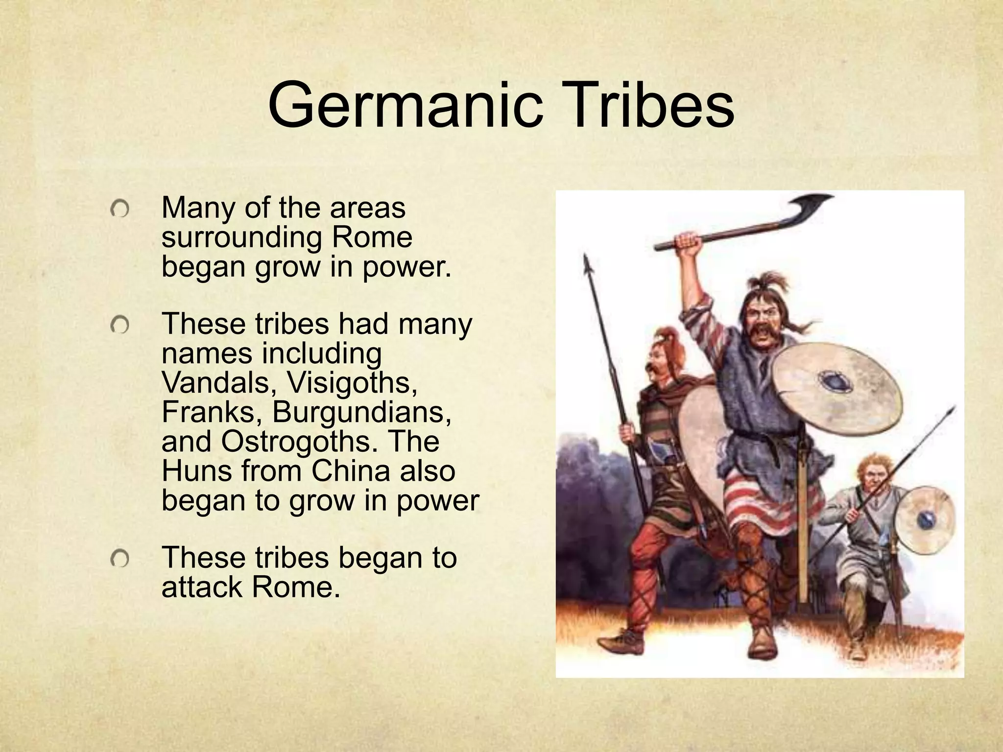 Fall of rome | PPTX | Religion & Spirituality