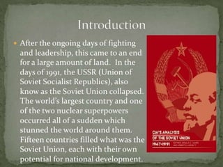 Fall of soviet union | PPT