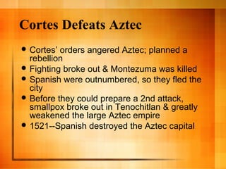 Fall of the Aztec and Inca empires 2012 | PPT