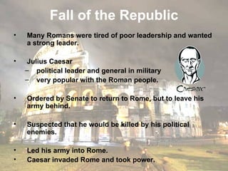 Fall Of The Republic, Rise Of An Empire | PPT