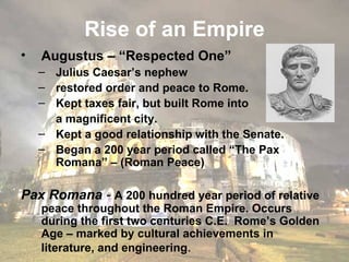 Fall Of The Republic, Rise Of An Empire | PPT