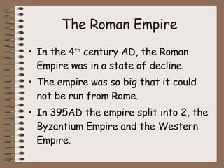 Fall Of The Roman Empire | PPT