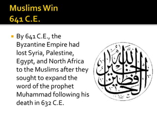 Rise and Fall of Byzantium | PPTX
