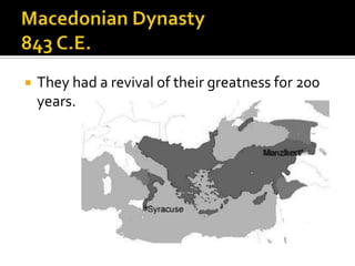 Rise and Fall of Byzantium | PPTX