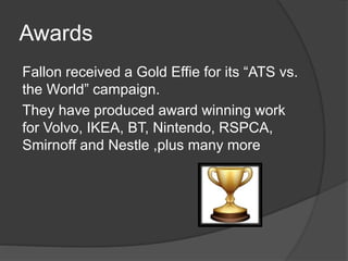 Fallon worldwide powerpoint | PPTX