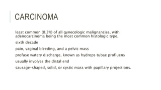 Fallopian tube Imaging Radiology | PPTX