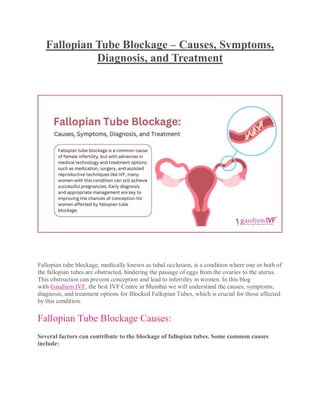 Fallopian Tube Blockage- Causes, Symptoms | PDF