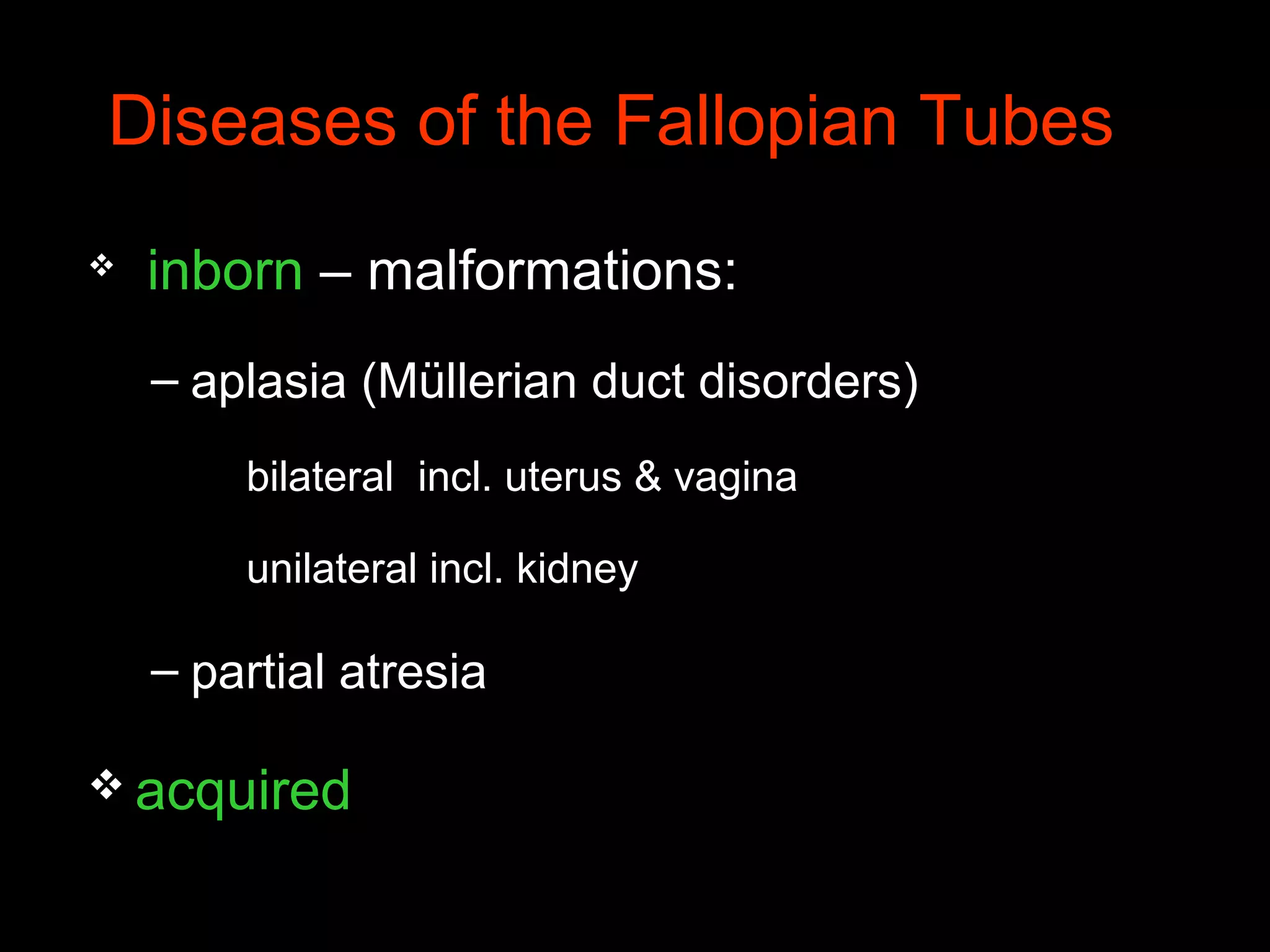 Fallopian tube radiology - Dr. Sumit Sharma | PPT