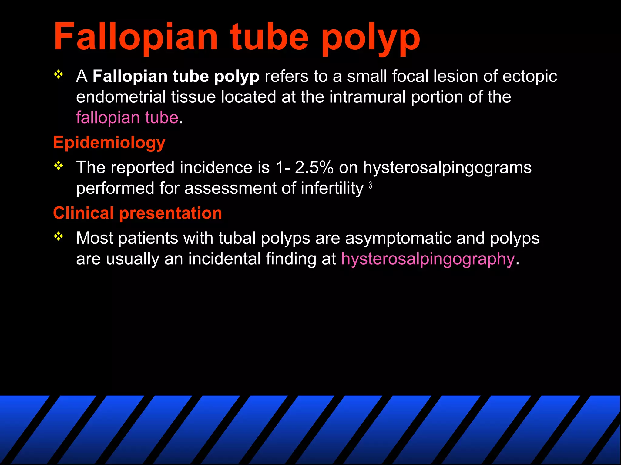 Fallopian tube radiology - Dr. Sumit Sharma | PPT
