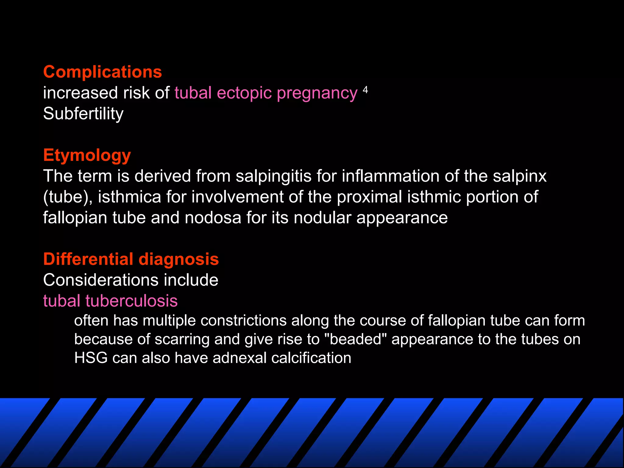 Fallopian tube radiology - Dr. Sumit Sharma | PPT