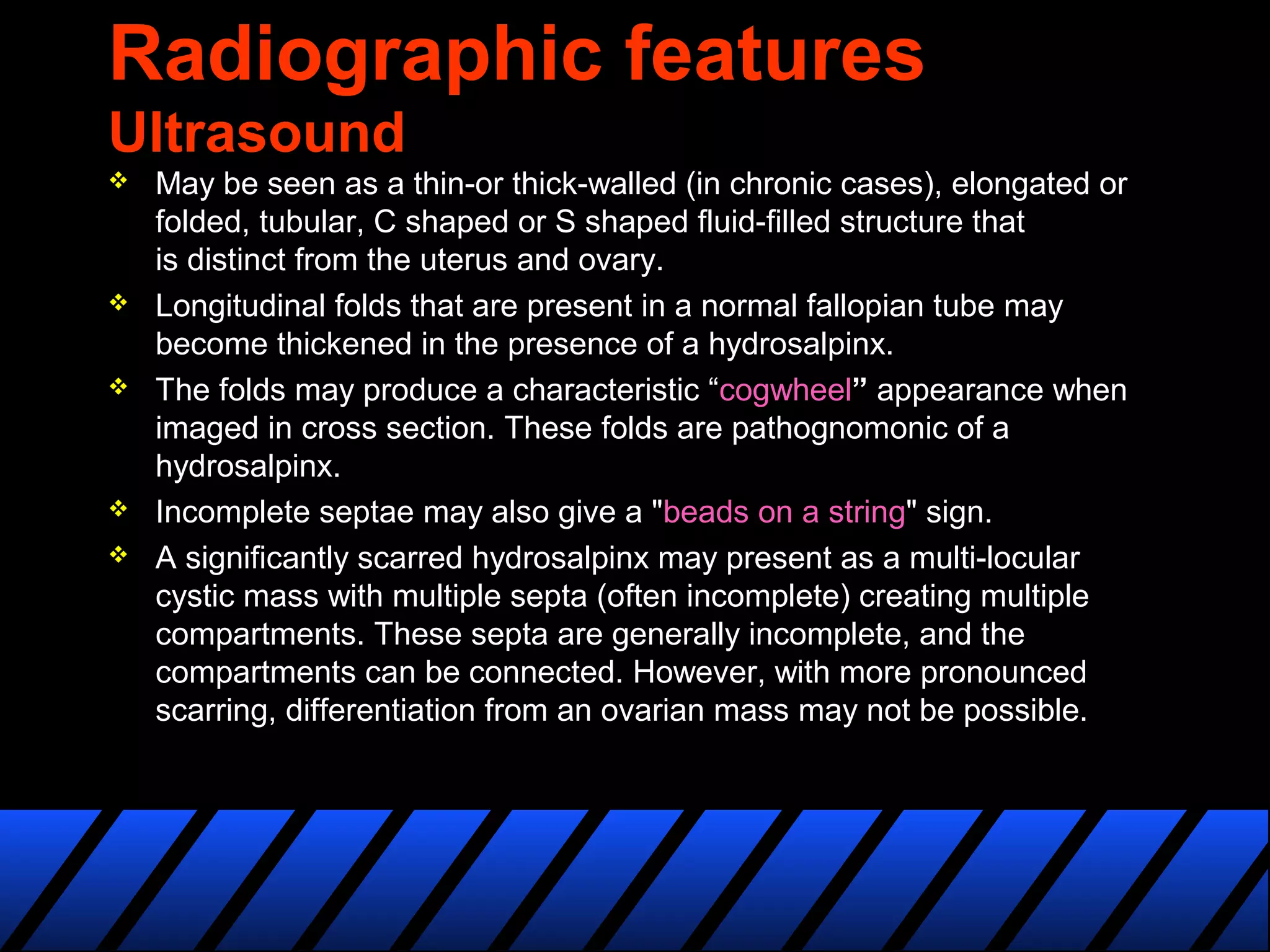 Fallopian tube radiology - Dr. Sumit Sharma | PPT