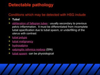 Fallopian tube radiology - Dr. Sumit Sharma | PPT