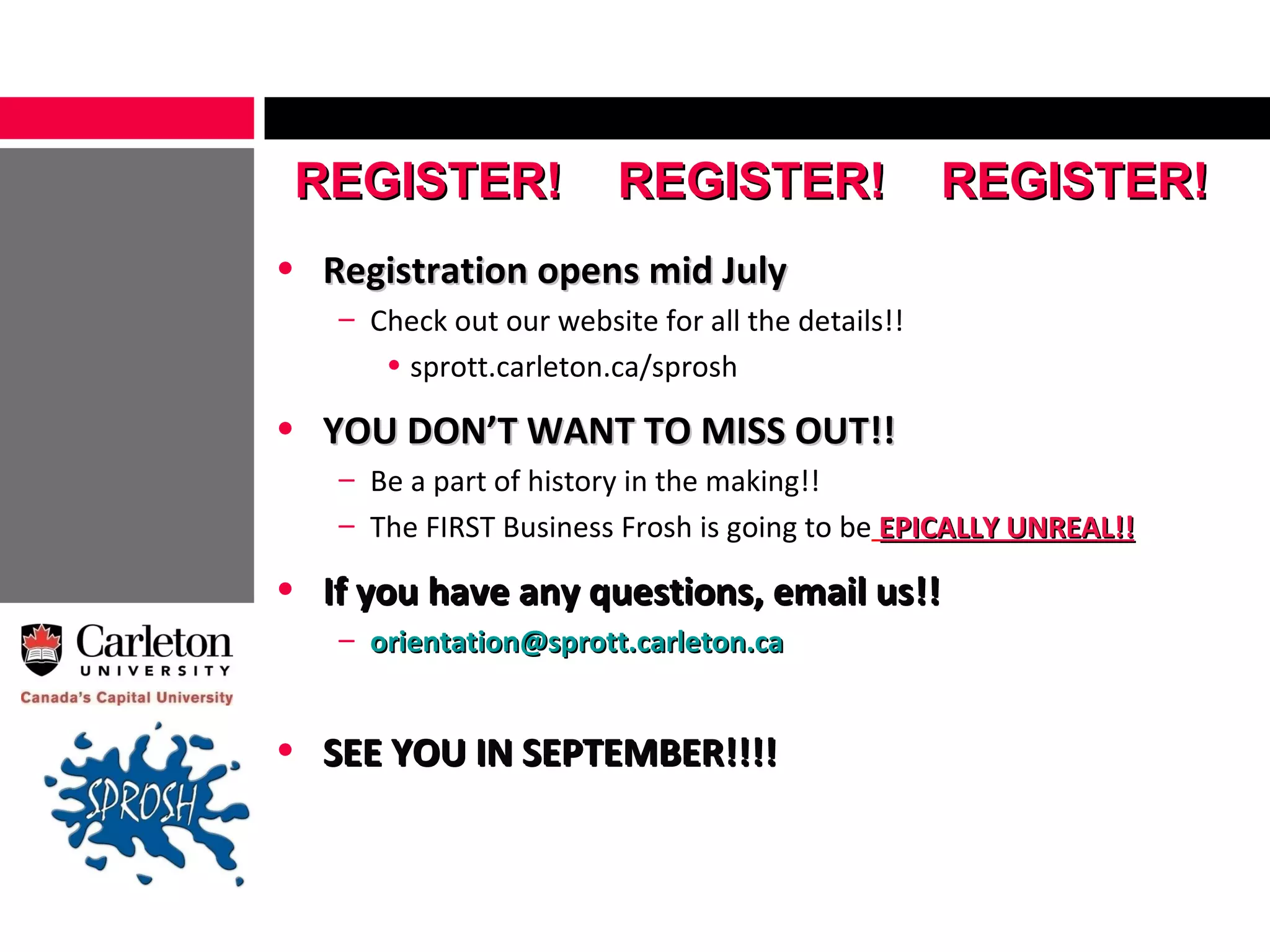 Fall Orientation | PPT