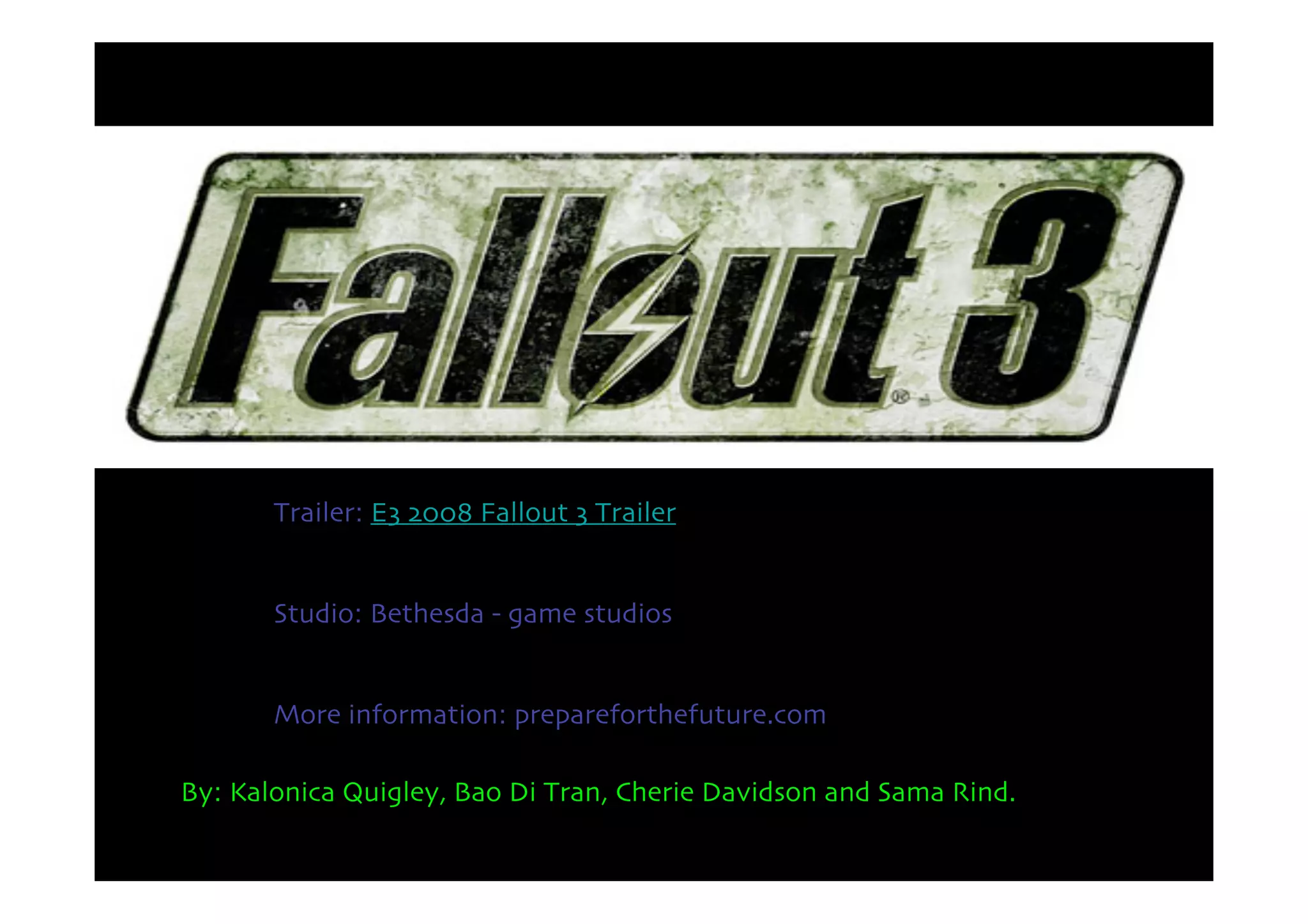 Fallout 3 | PDF