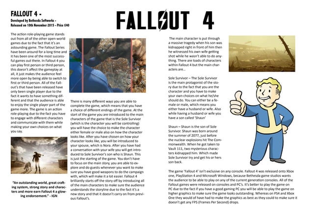 Fallout 4 - Magazine | PDF | Casino and Gambling Video Games | Video ...