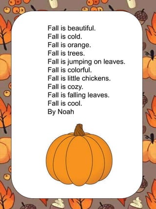 Fall poem | PPTX