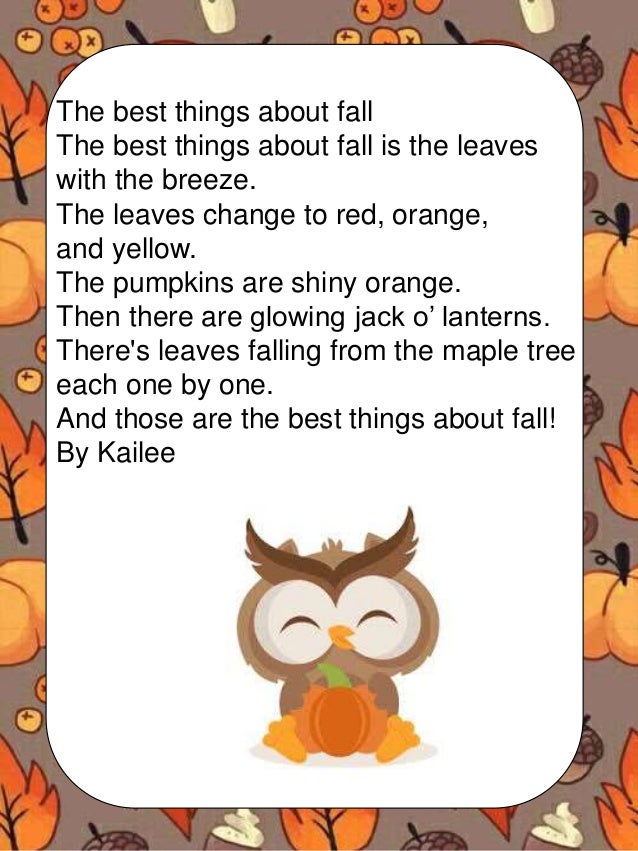 Fall poem