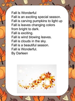 Fall poem | PPTX
