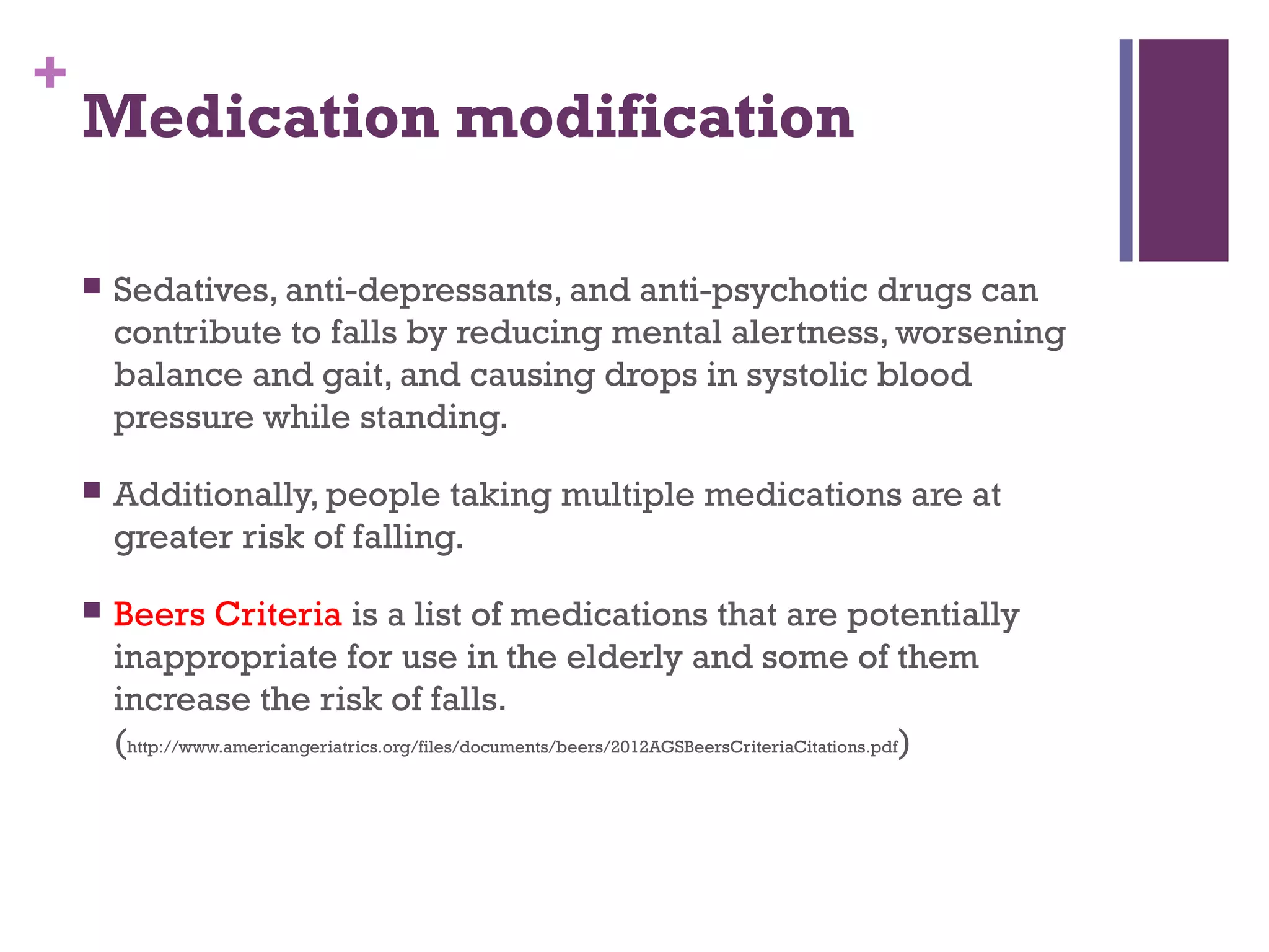 Fall prevention in elderly population | PPT