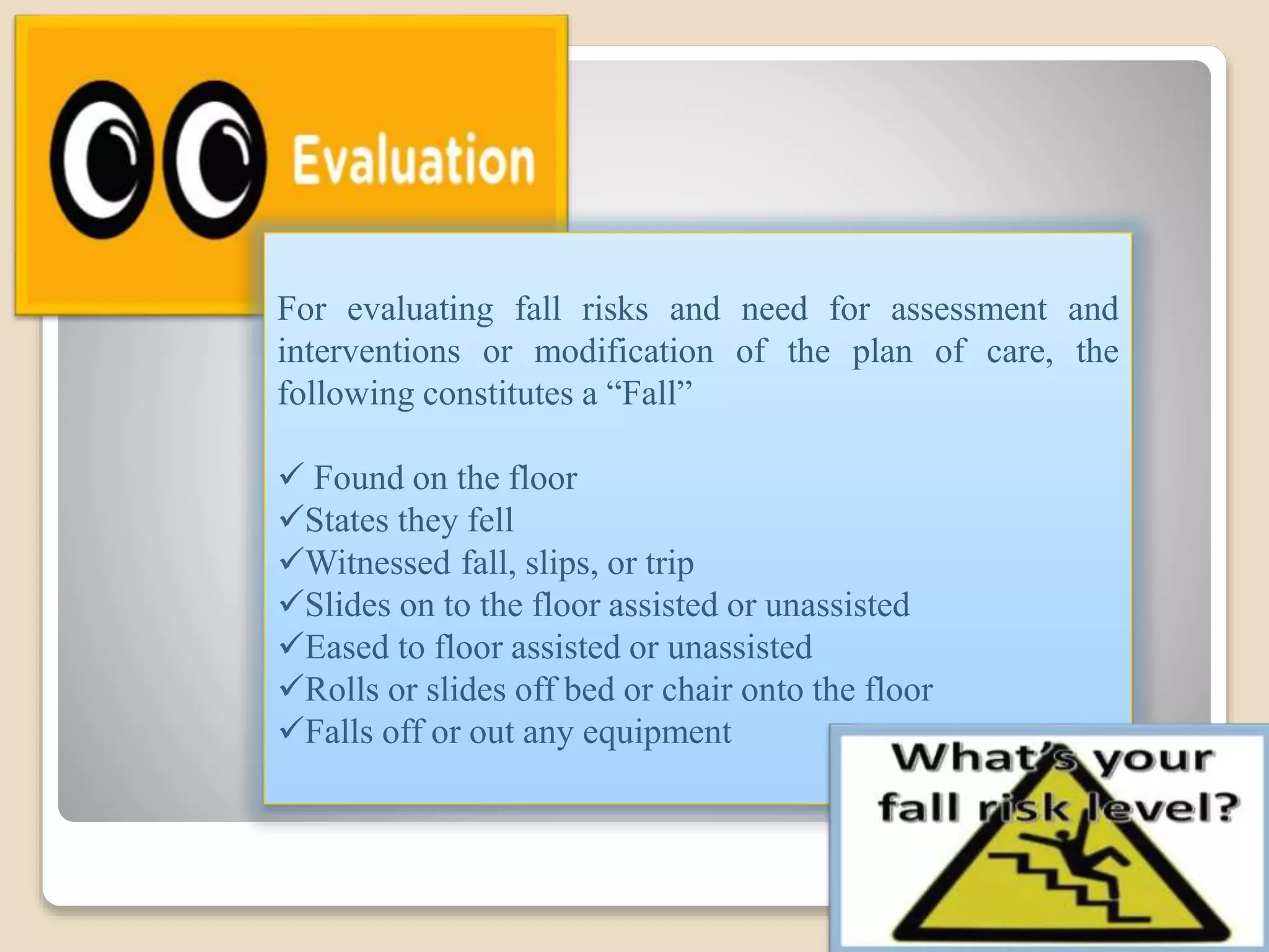 Fall prevention | PPTX