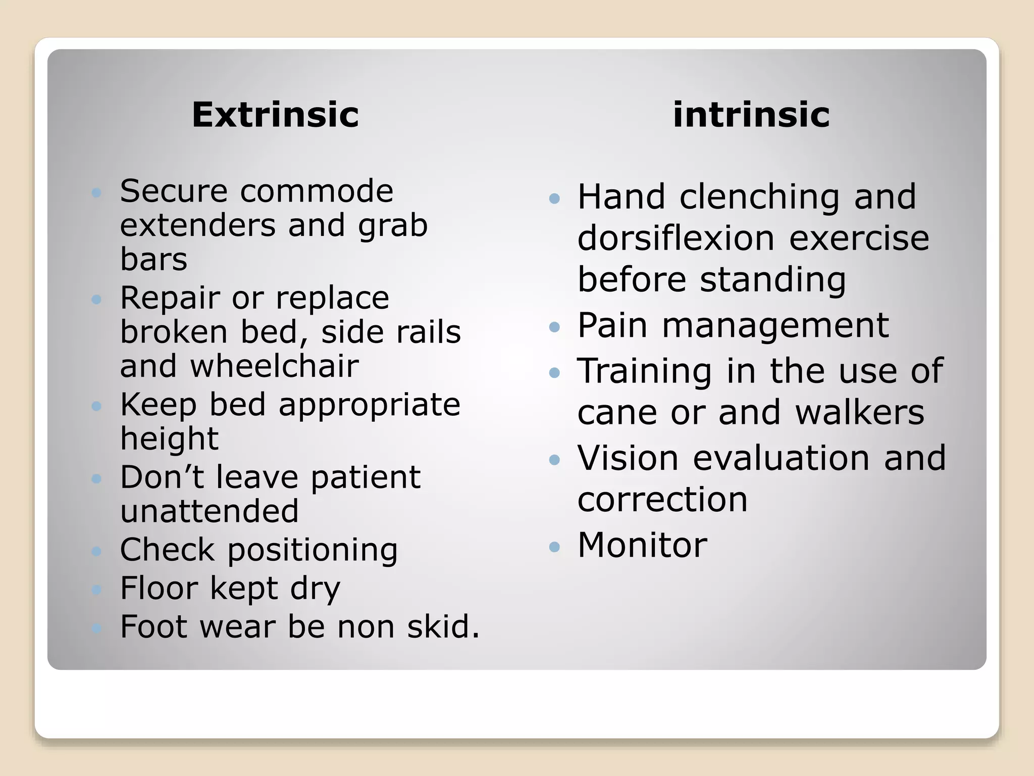 Fall prevention | PPTX