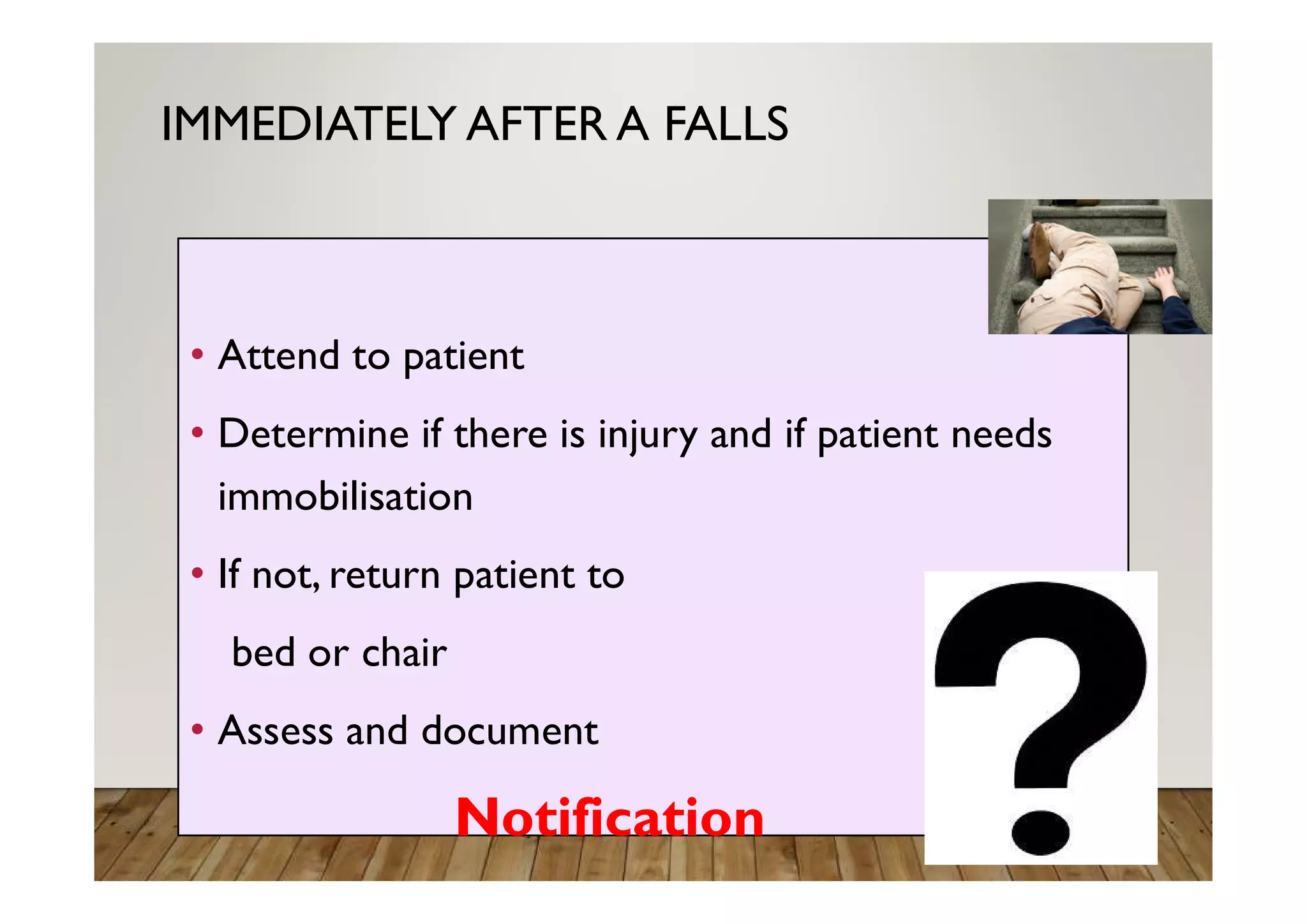 Fall prevention and management in hospitals | PDF