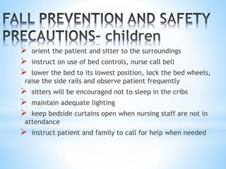 Fall prevention and mangemnet | PPTX