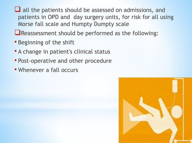 Fall prevention and mangemnet | PPTX | First Aid | Injuries