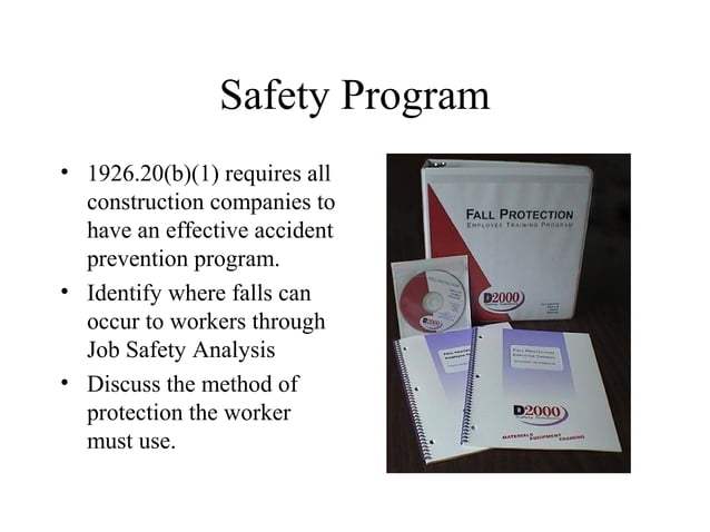 OSHA regulations Fall protection | PPT