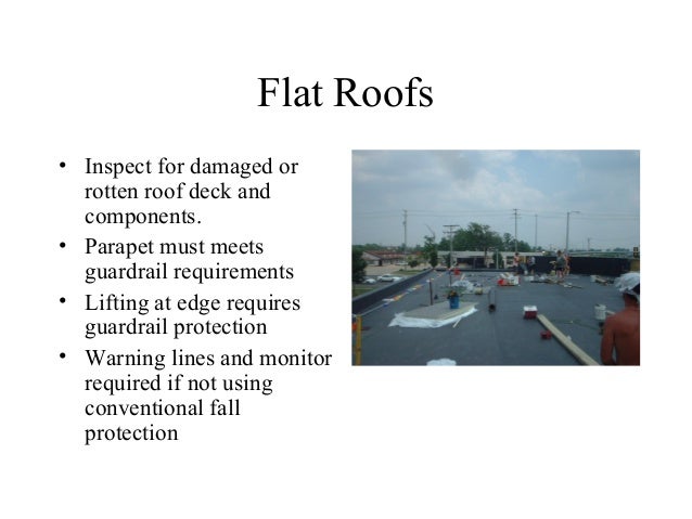 OSHA regulations Fall protection