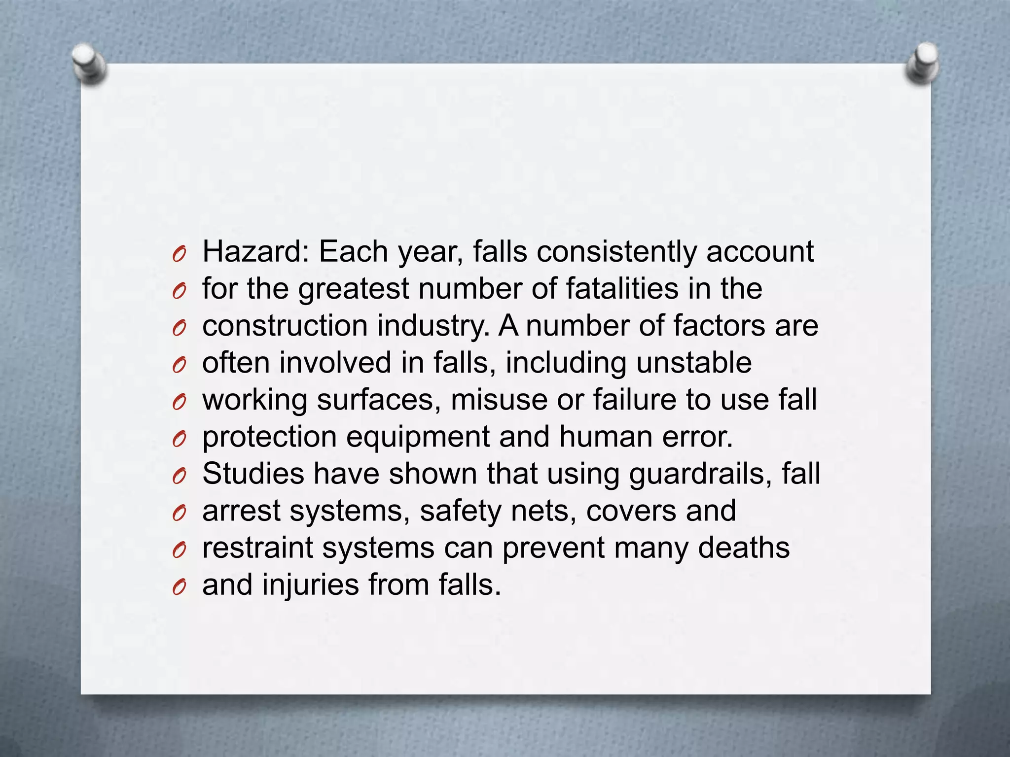 Fall protection | PPT