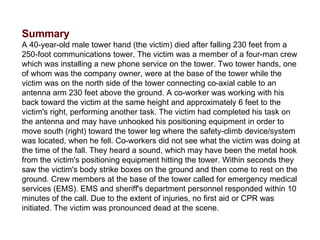 Fall Protection Case Study | PPT