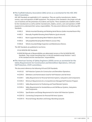 Fall Protection For Aerial Work Platforms | PDF