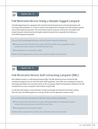 Fall Protection For Aerial Work Platforms | PDF