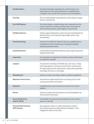 Fall Protection For Aerial Work Platforms | PDF