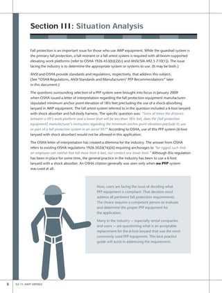 Fall Protection For Aerial Work Platforms | PDF