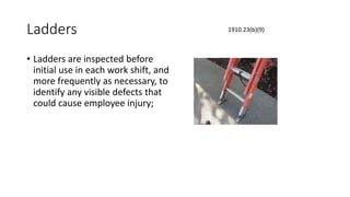 Fall Protection OSHA NEW General Industry 2017 standard | PPTX