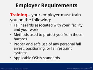 Fall Protection Training powerpoint presentations | PPTX