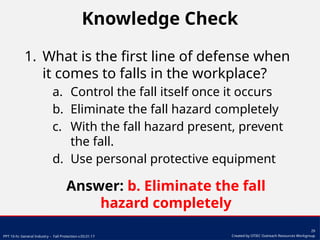 Fall Protection Training powerpoint presentations | PPTX