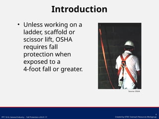 Fall Protection Training powerpoint presentations | PPTX