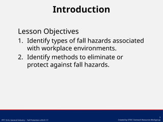 Fall Protection Training powerpoint presentations | PPTX