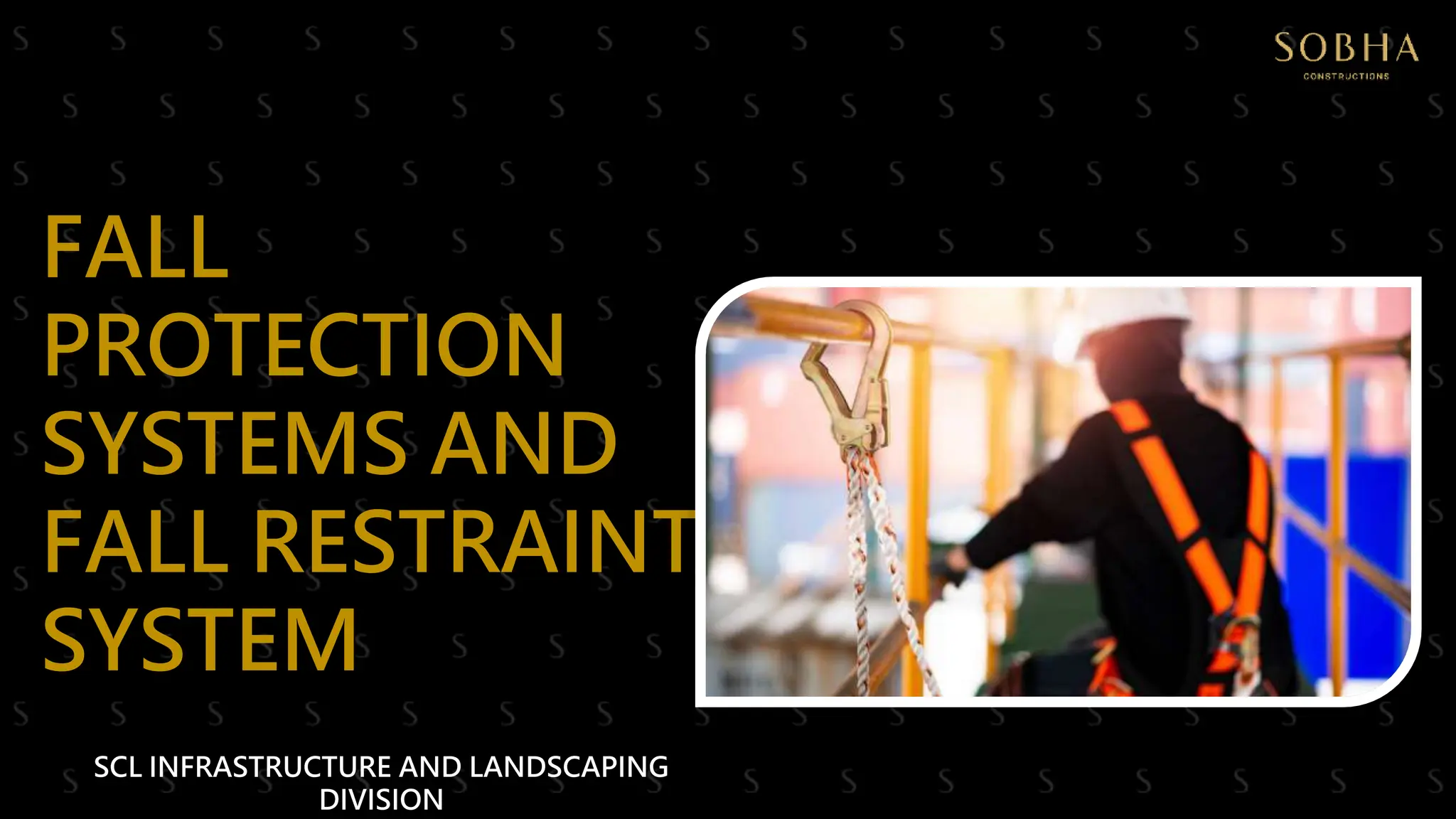 FALL PROTECTION SYSTEMS AND FALL RESTRAINT SYSTEM.pptx