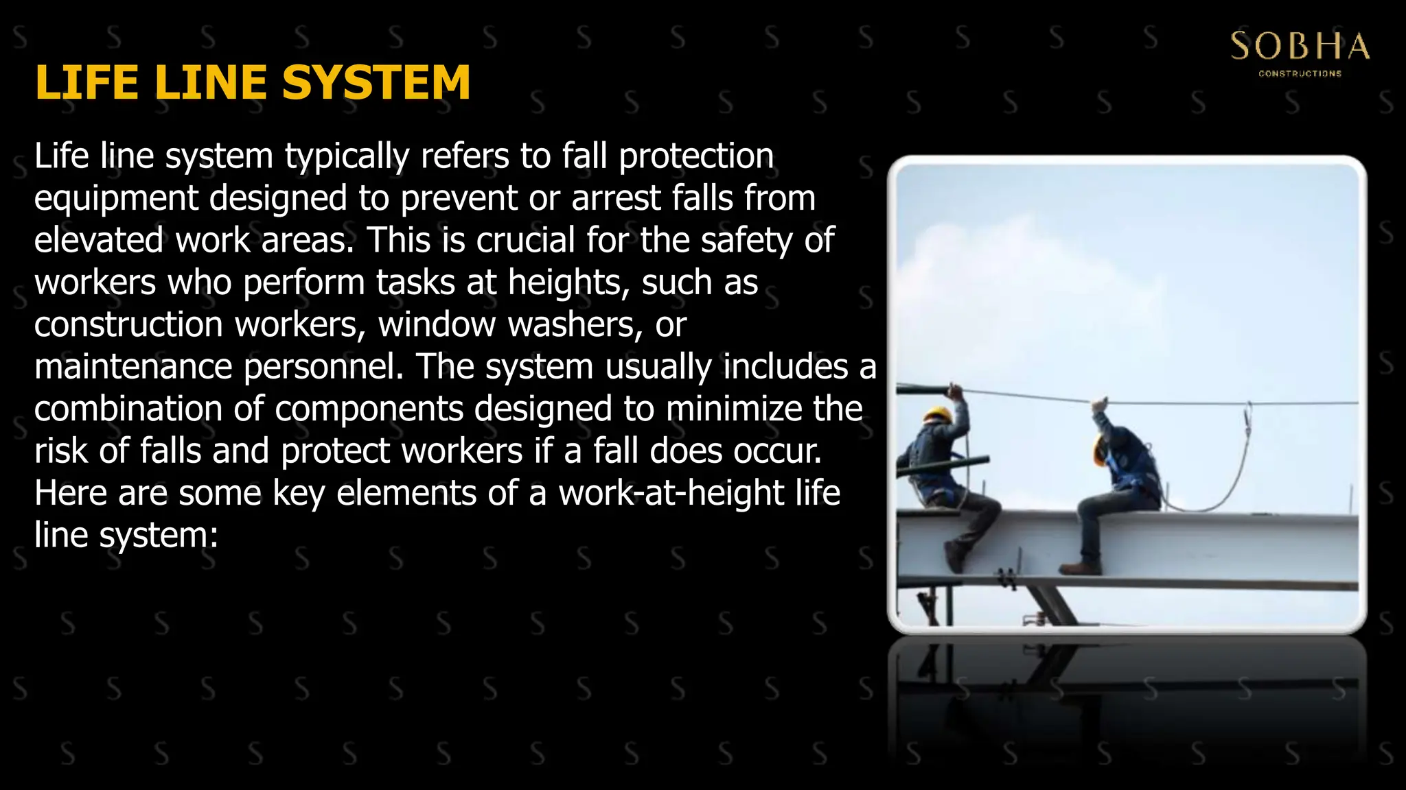 FALL PROTECTION SYSTEMS AND FALL RESTRAINT SYSTEM.pptx | First Aid ...