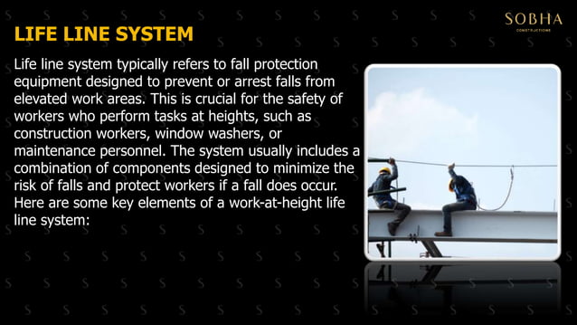 FALL PROTECTION SYSTEMS AND FALL RESTRAINT SYSTEM.pptx | First Aid ...