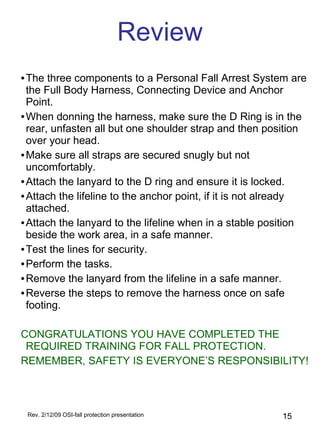 Fall Protection Training | PPT