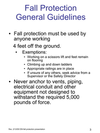 Fall Protection Training | PPT