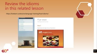 Fall Recipes- Based on Food Idioms.pptx