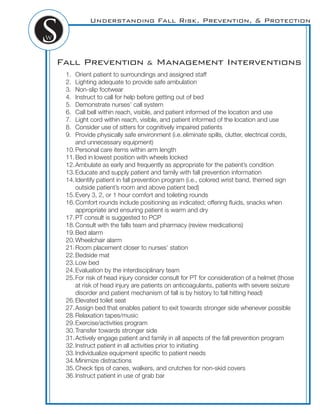 Fall risk toolkit | PDF