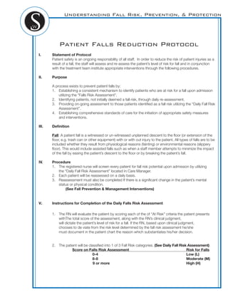 Fall risk toolkit | PDF