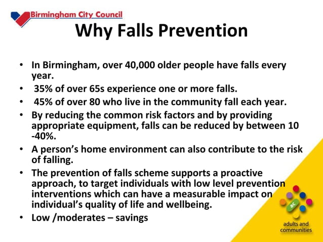 Falls prevention and social care | PPT